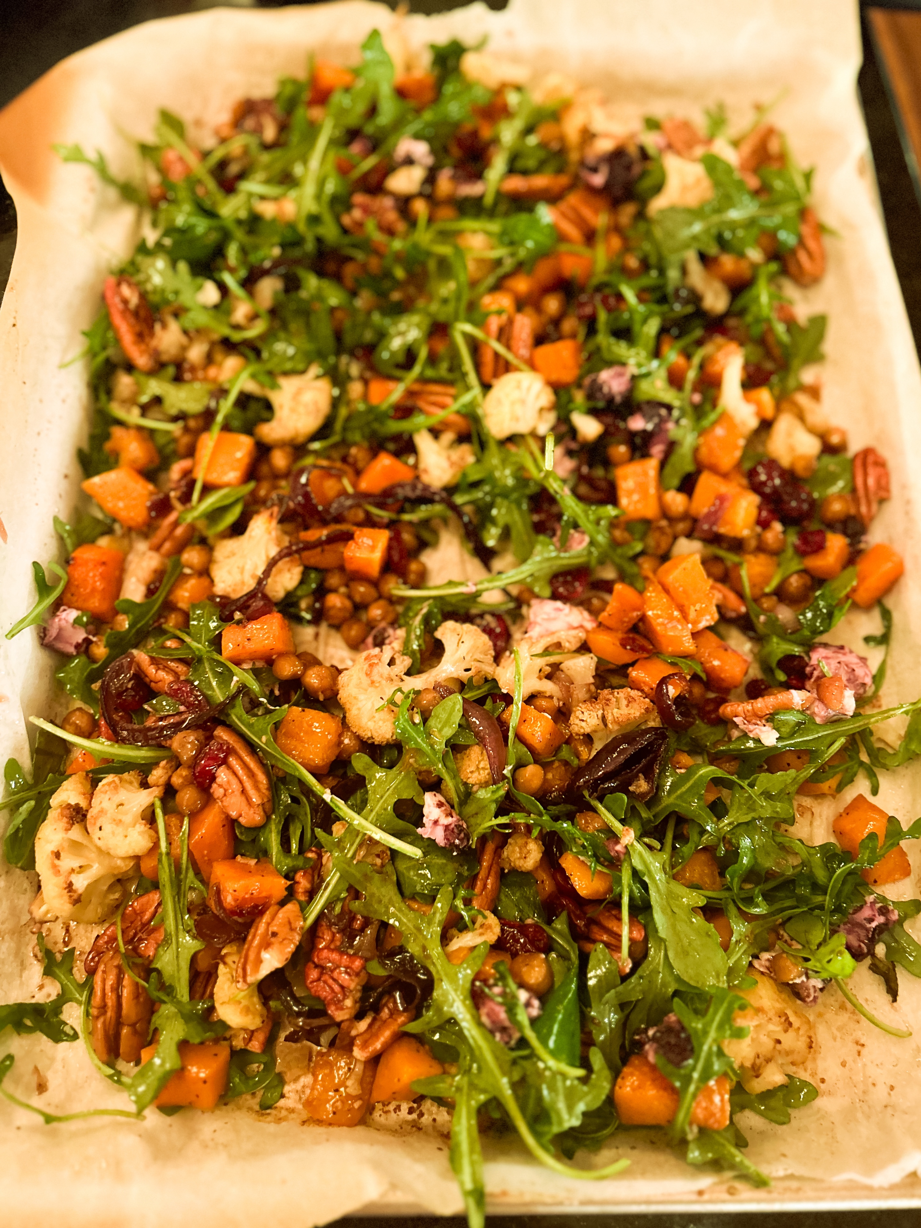 Roasted Sheet Pan Salad – Wholly Fed